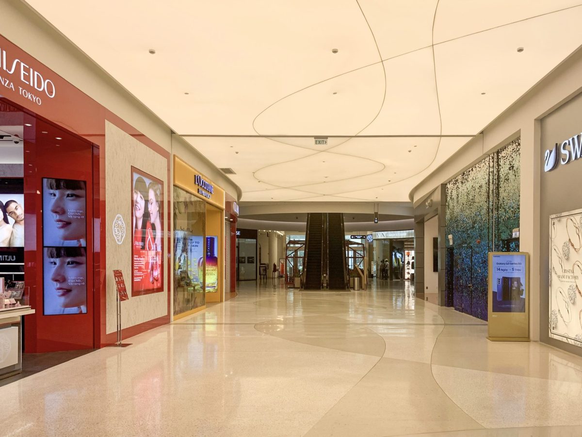 Trung tâm thương mại Crescent Mall - Barrisol Việt Nam